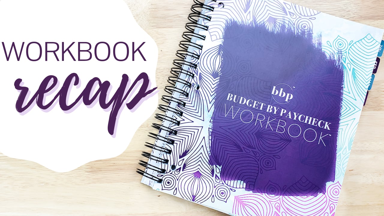 Workbook Recap Budget By Paycheck Workbook Workbook Recap Budget By Paycheck Workbook